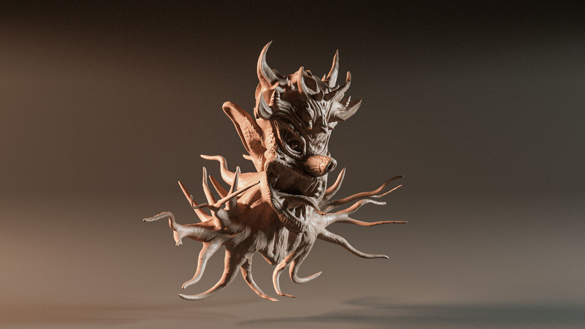 Sculpted Devil Character Art 3D model | CGTrader