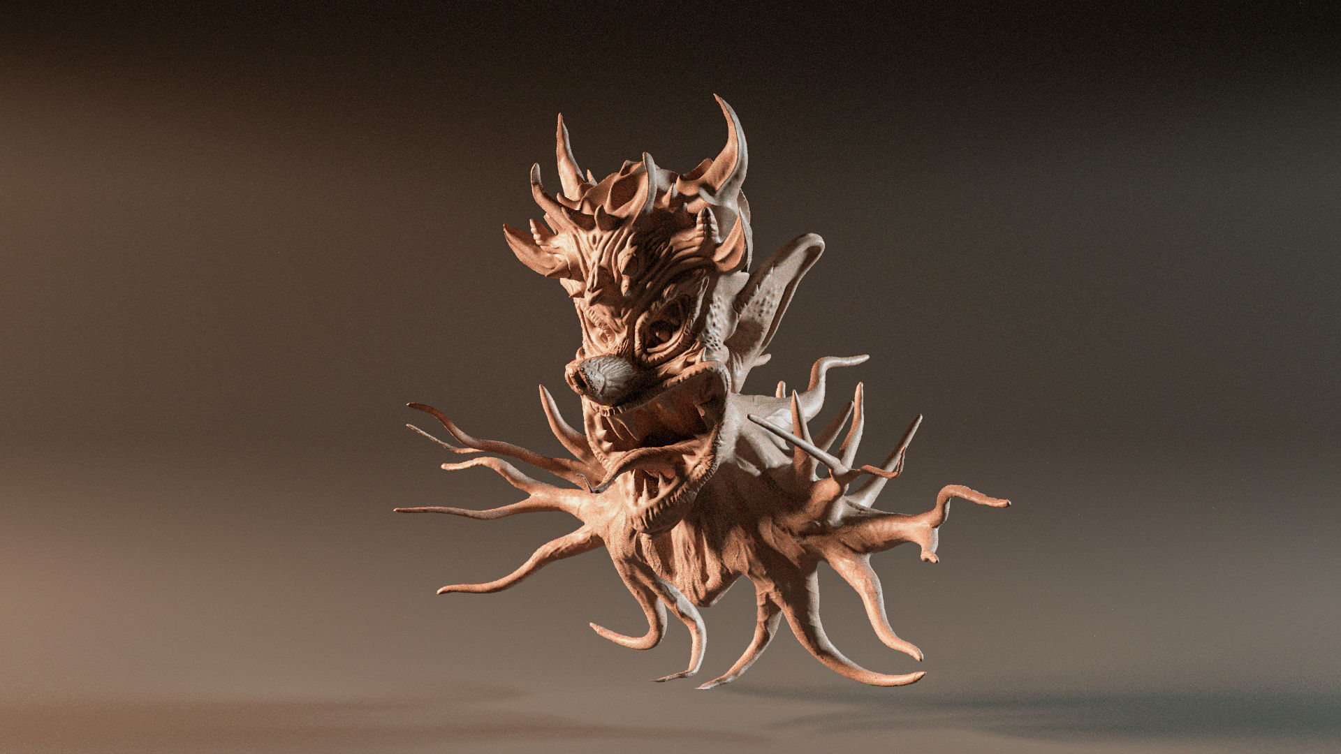 Sculpted Devil Character Art 3D model | CGTrader