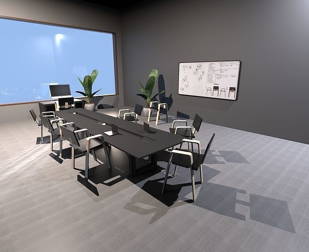 Flat pack chair free 3D model | CGTrader