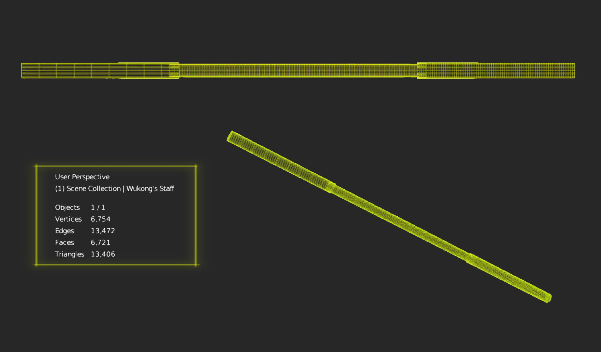 3D model SUN WUKONG THE MONKEY KING - Cyberpunk Version VR / AR / low ...