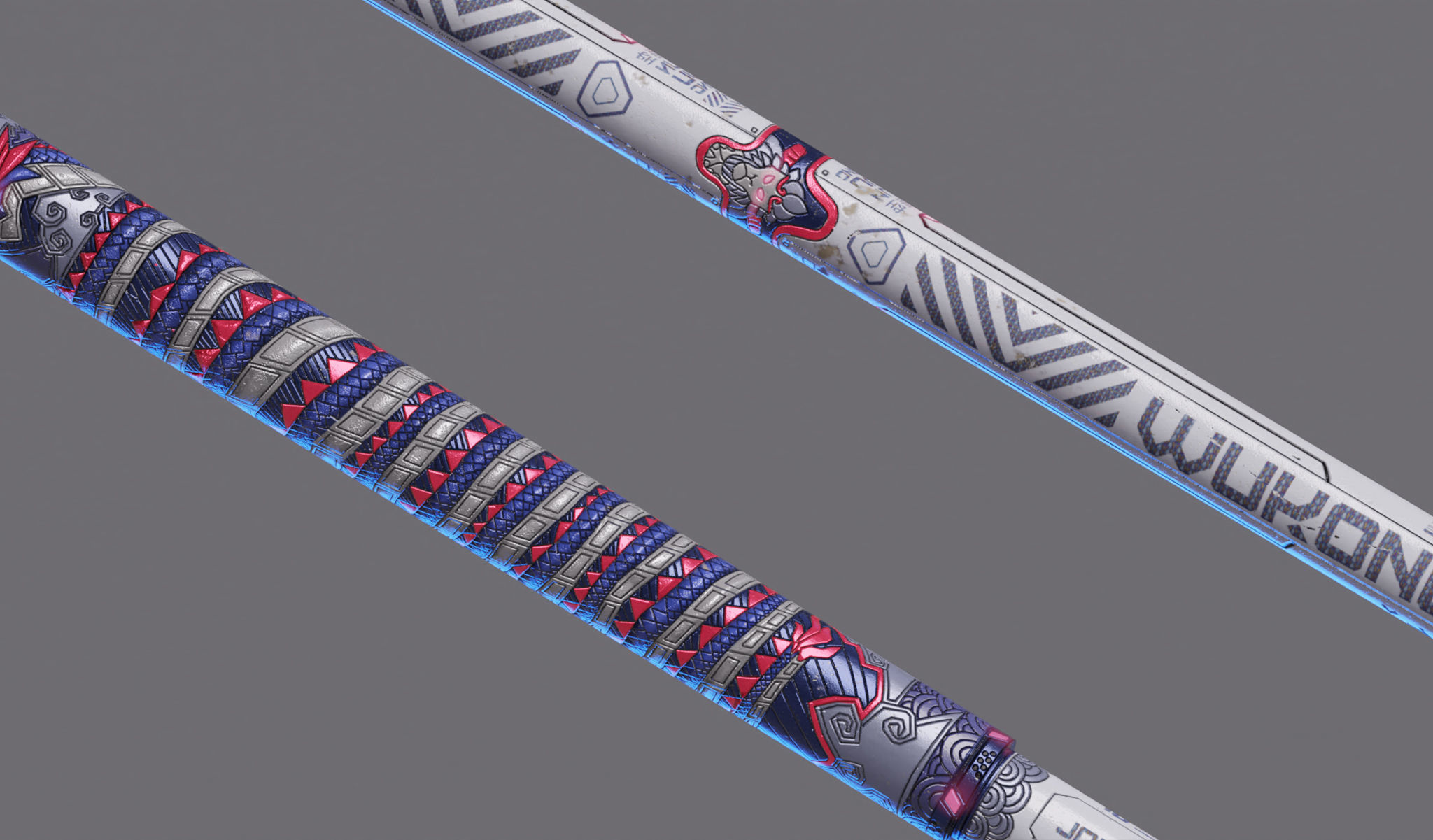 3D model SUN WUKONG THE MONKEY KING - Cyberpunk Version VR / AR / low ...