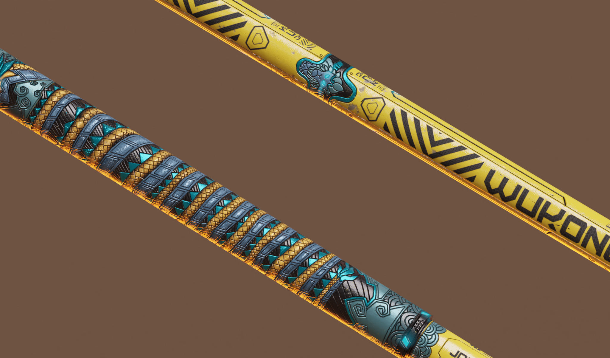 3D model SUN WUKONG THE MONKEY KING - Cyberpunk Version VR / AR / low ...