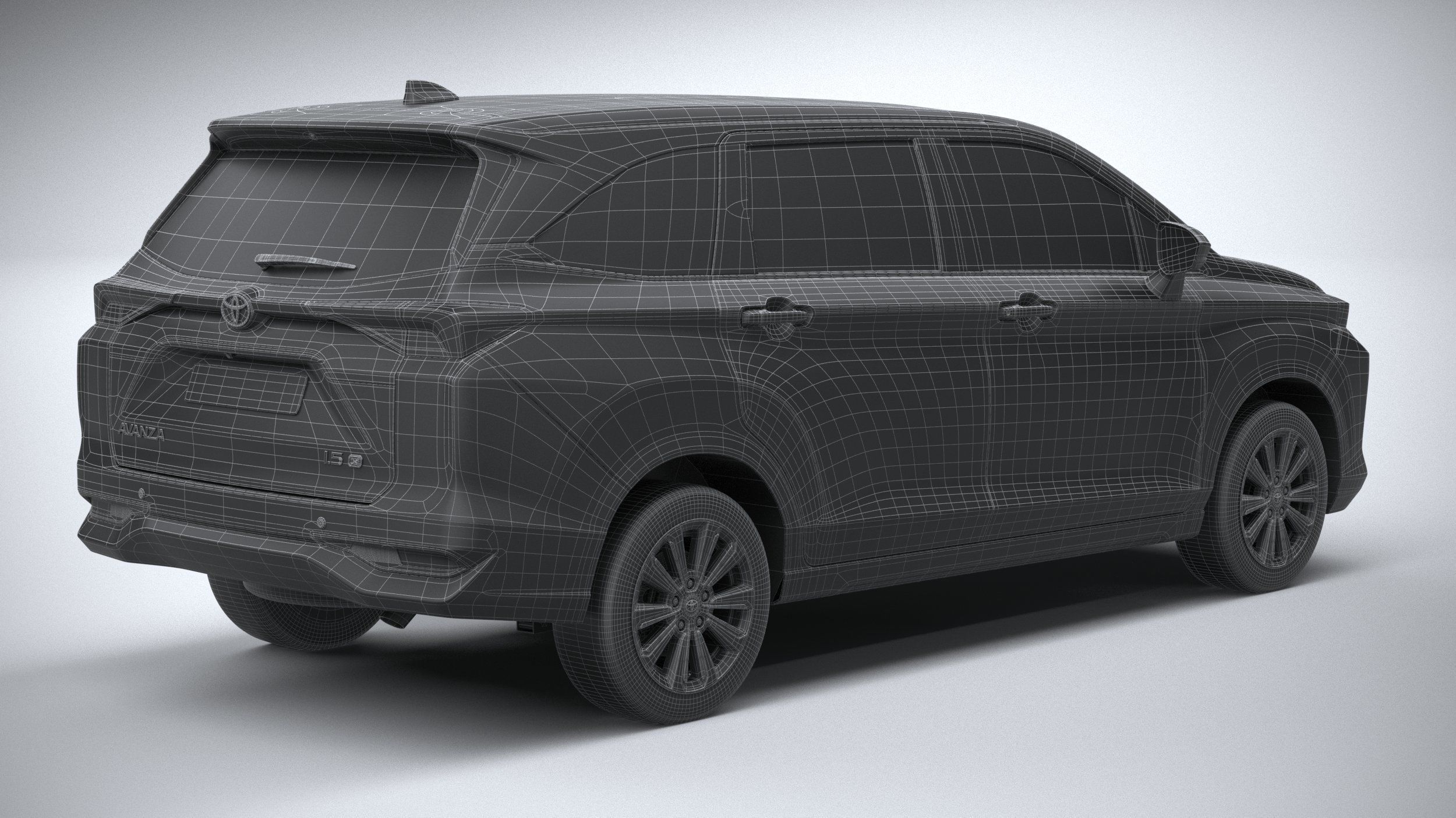 Toyota Avanza 2022 3D model | CGTrader