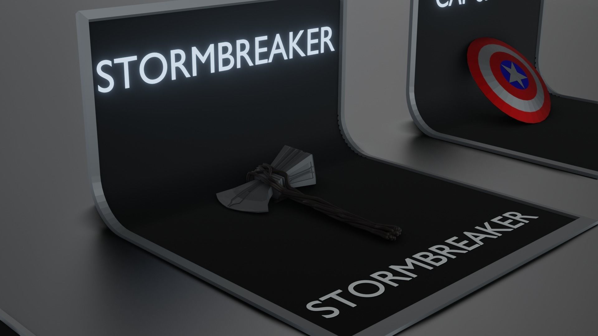 3D model marvel weapon pack VR / AR / low-poly | CGTrader