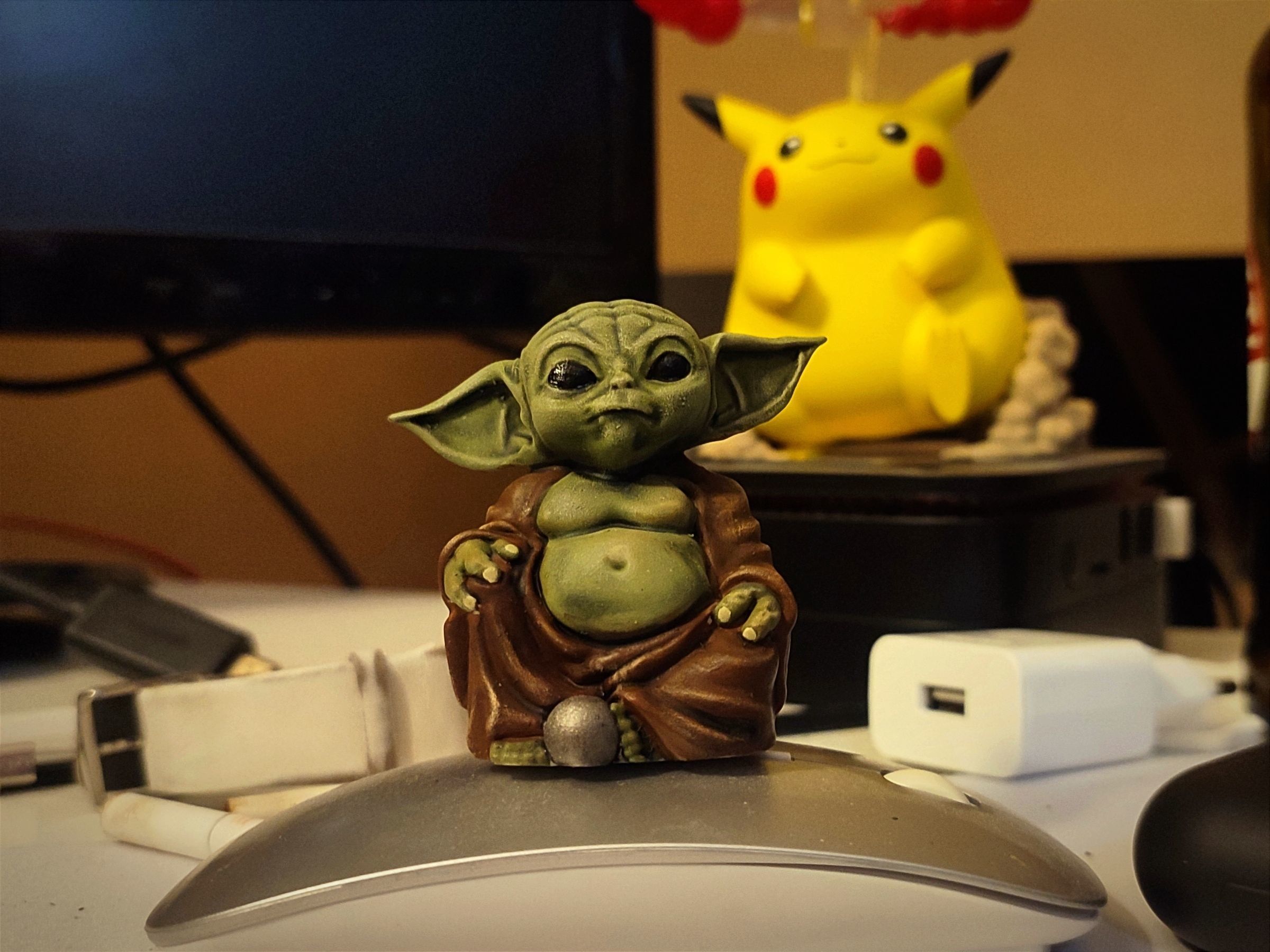 Baby Yoda Meditation time Buddha statue Grogu fan art 3D model | CGTrader