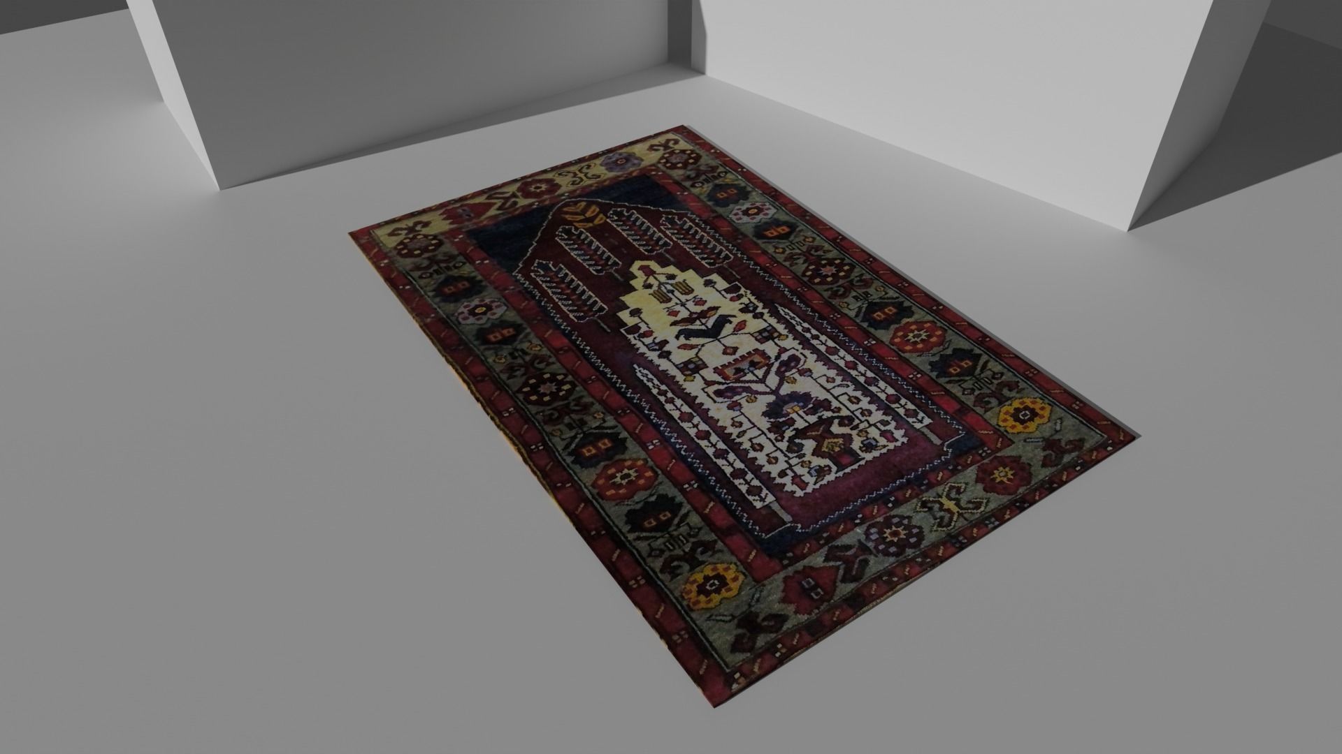 3D model Handmade Rug Model VR / AR / low-poly | CGTrader