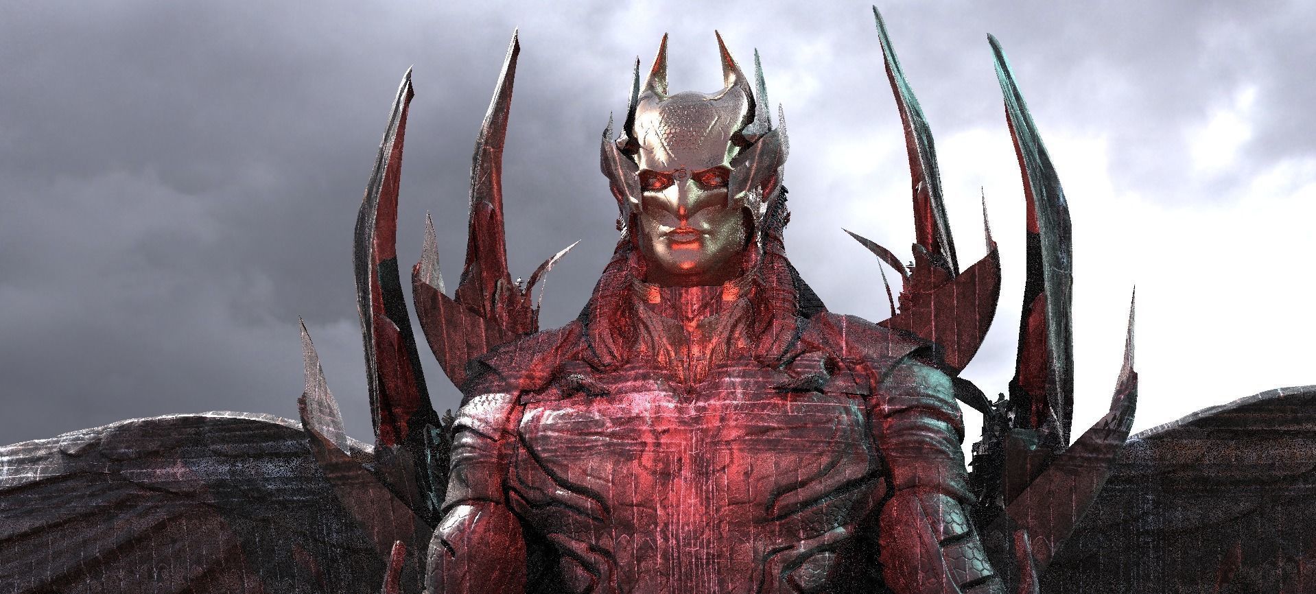 Batman Evil Helmet version 2 3D model | CGTrader