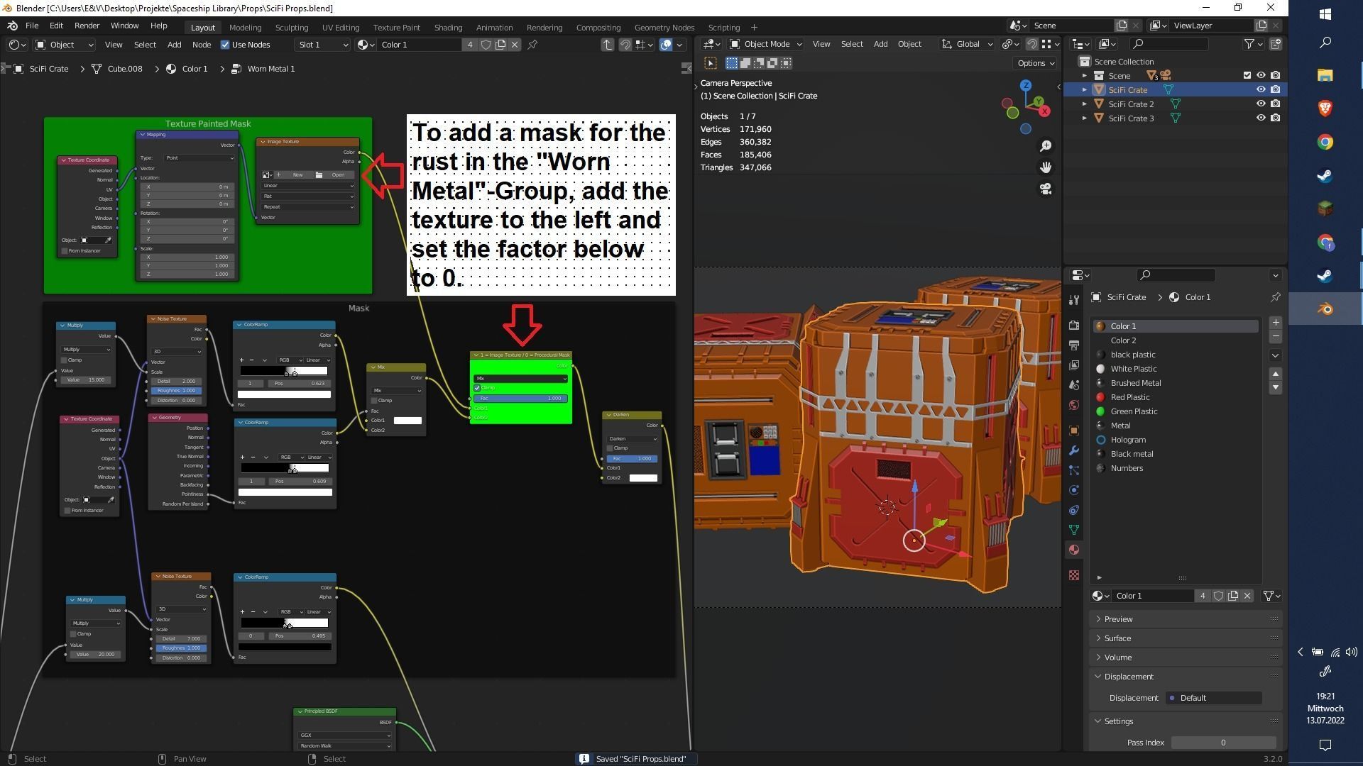 SCiFi industrial storage container 3D model | CGTrader