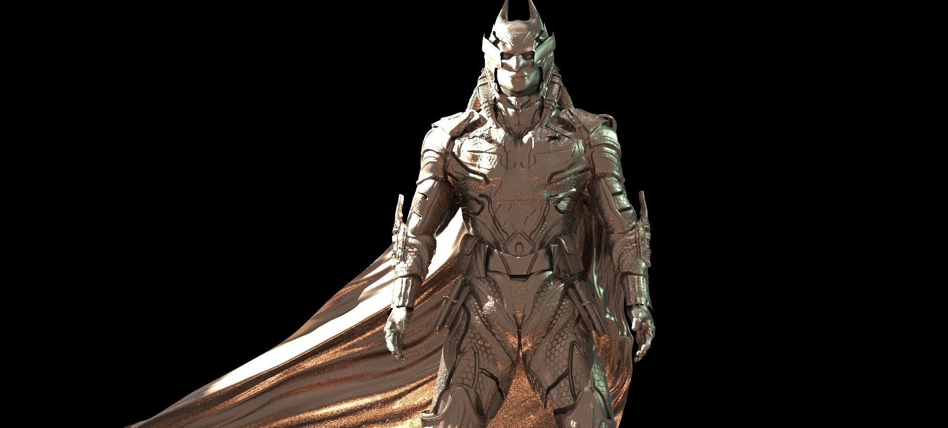 Batman Pharaoh Helmet 2 3D model | CGTrader