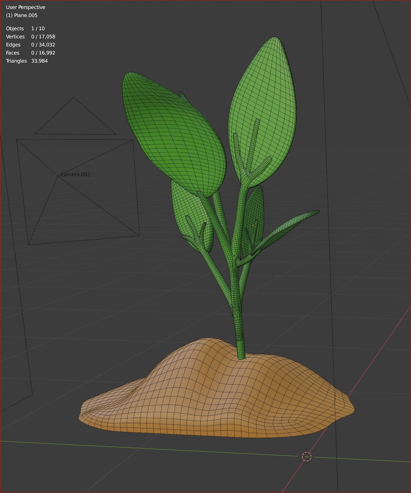 3d Plant potato growing on rock 3D model | CGTrader