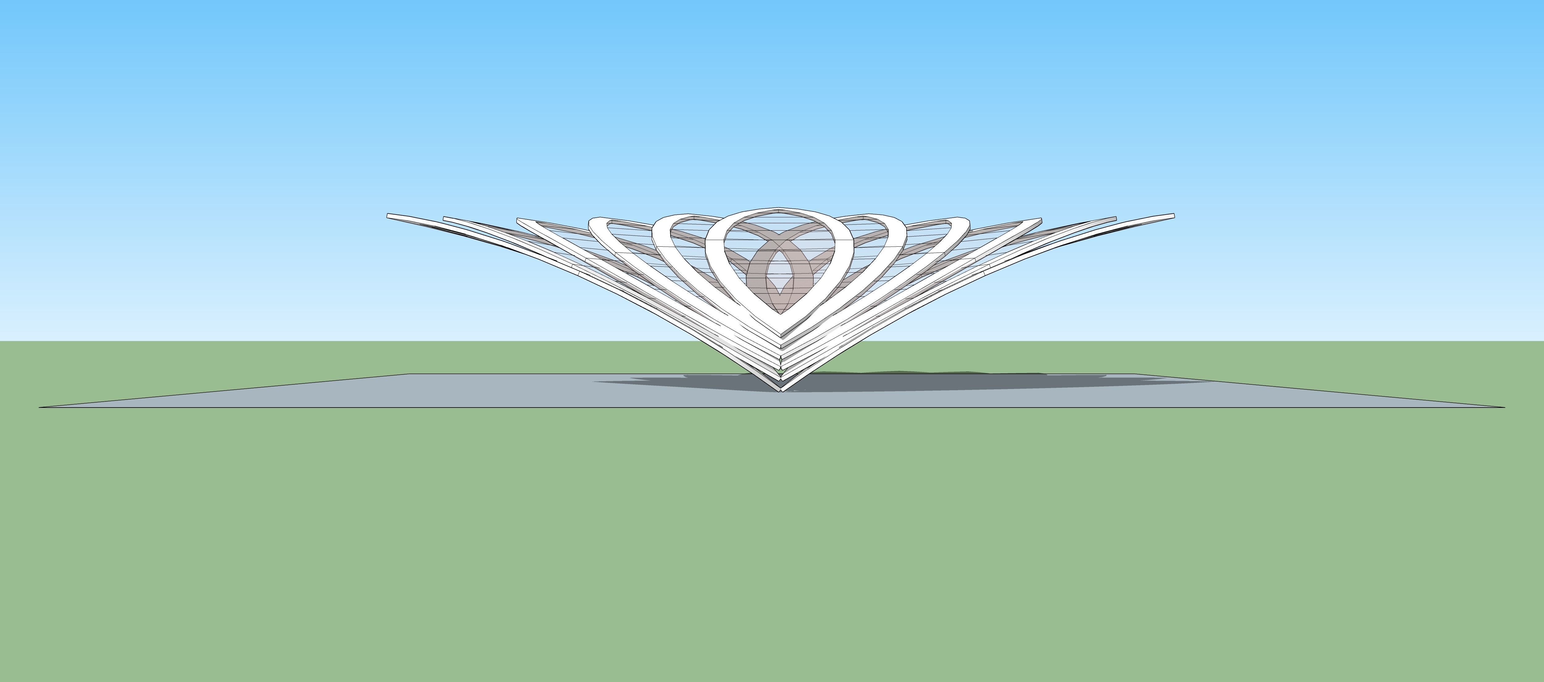 Crown Canopy 3d Sketchup 3D model | CGTrader
