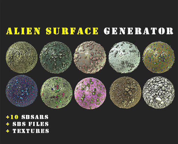 alien surface Texture | CGTrader