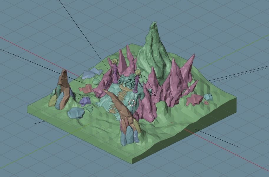 Cartoon Frozenthrone 3D model | CGTrader