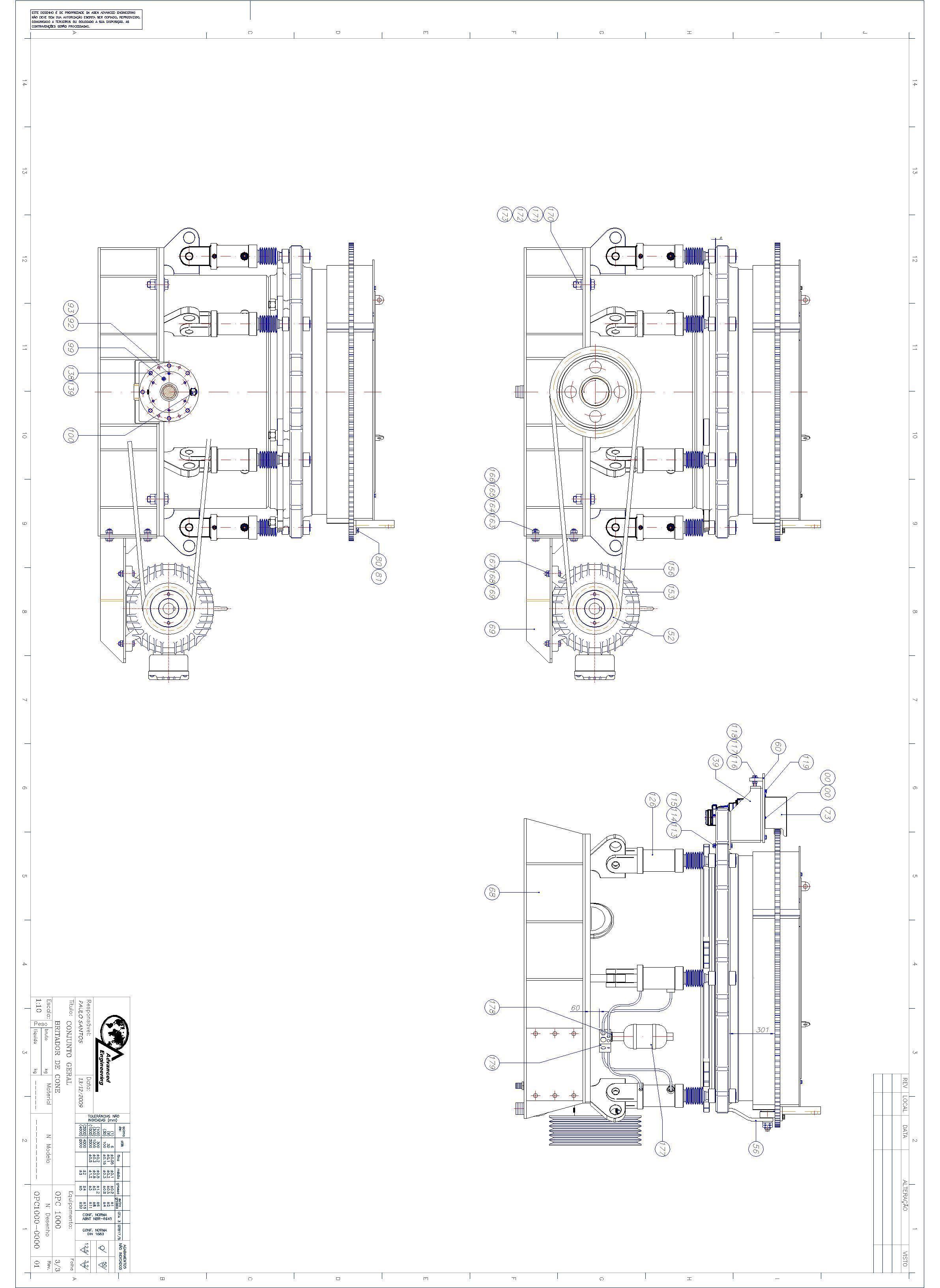 OC 1000 CONE CRUSHER TECHNICAL DRAWINGS 3D model | CGTrader