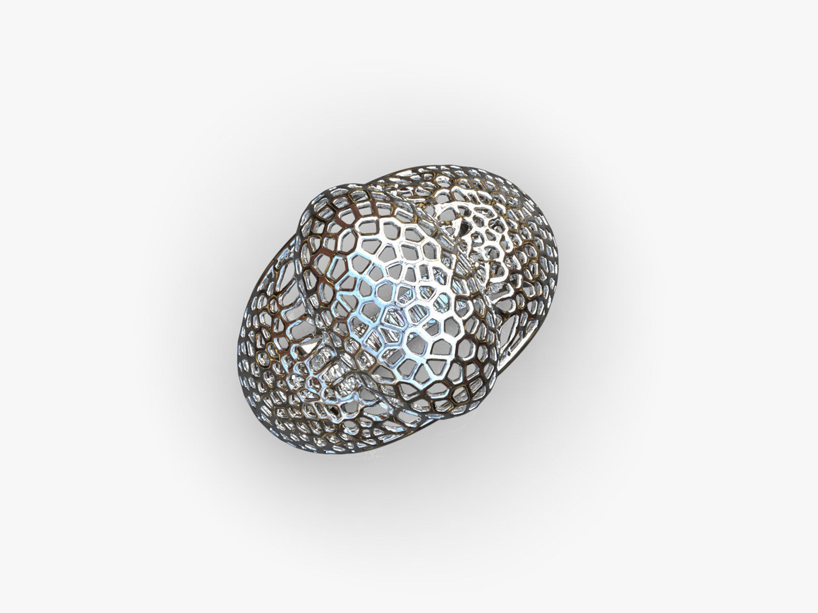 Stylized ring 3D model 3D printable | CGTrader