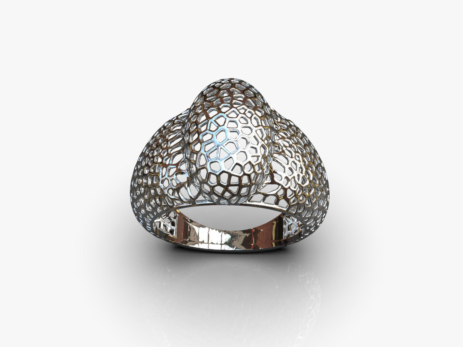 Stylized ring 3D model 3D printable | CGTrader
