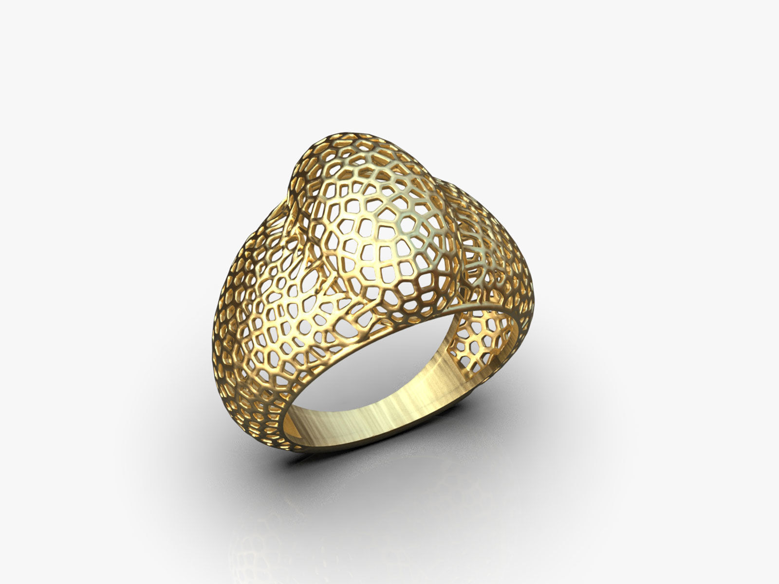 Stylized ring 3D model 3D printable | CGTrader