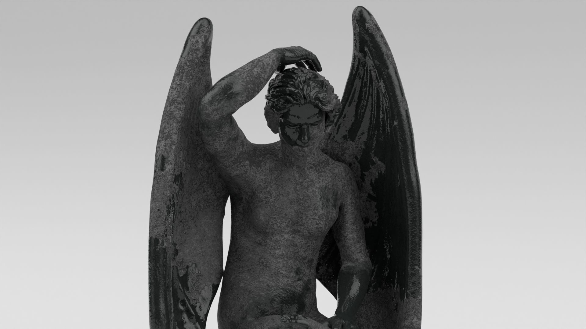 Lucifer Statue 3D model | CGTrader
