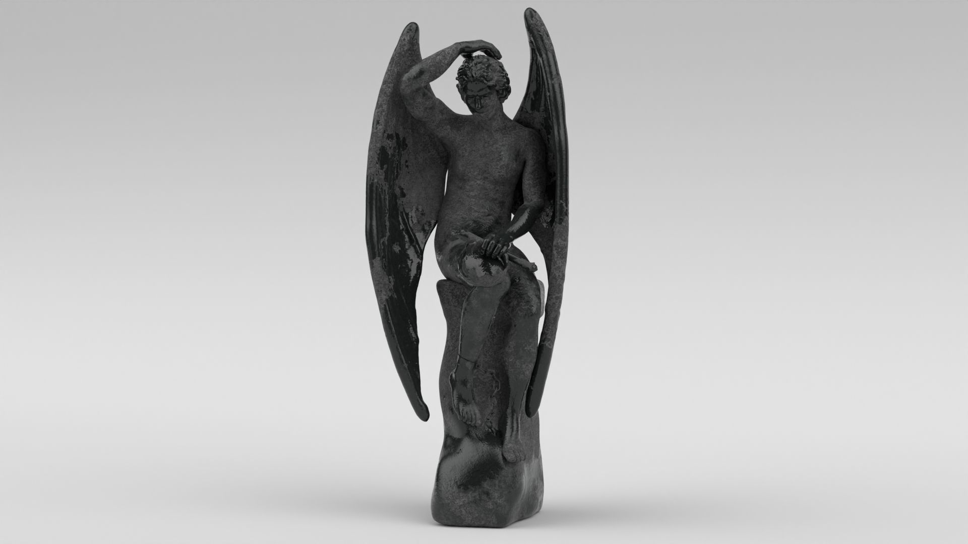 Lucifer Statue 3D model | CGTrader