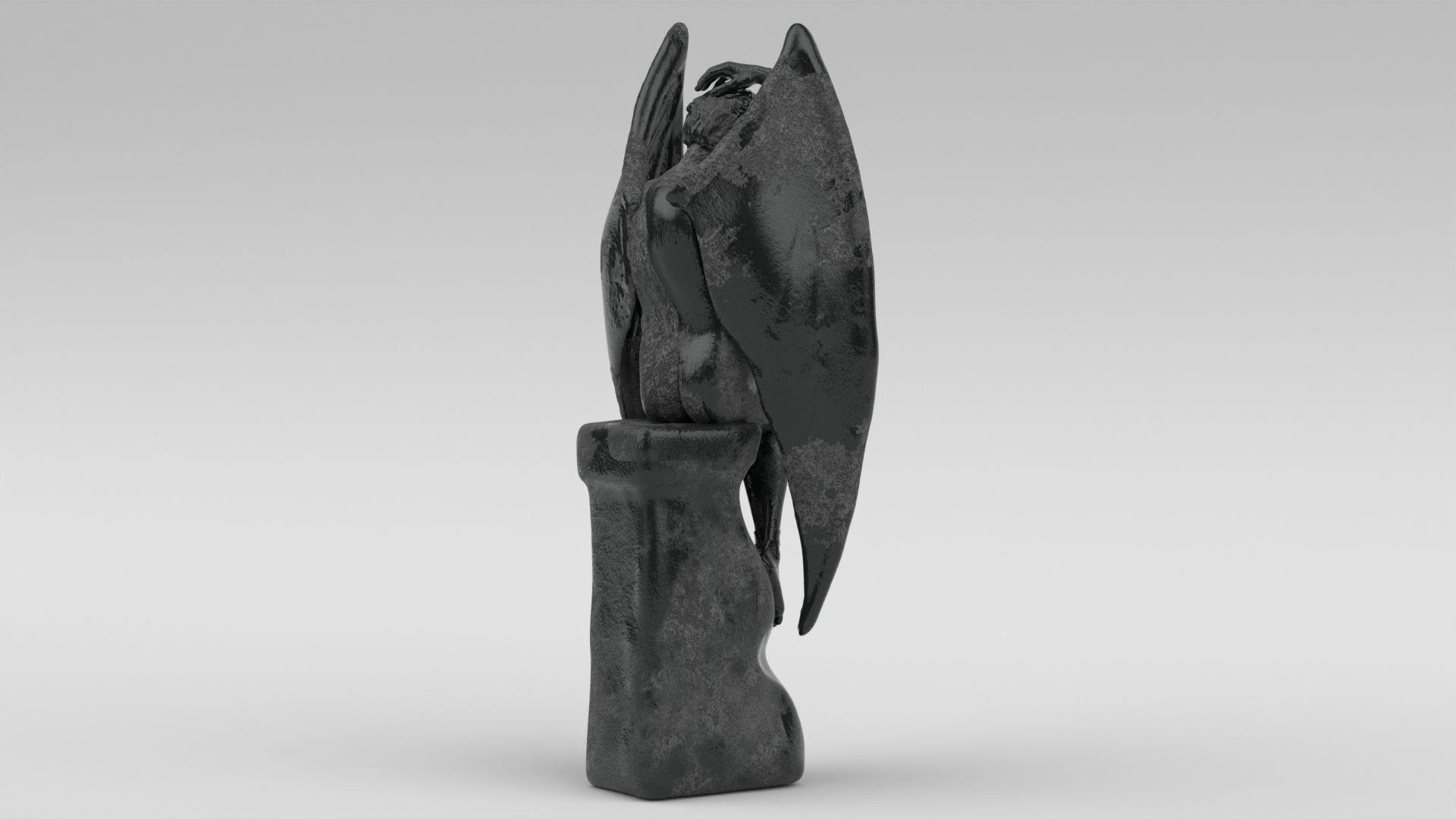 Lucifer Statue 3D model | CGTrader
