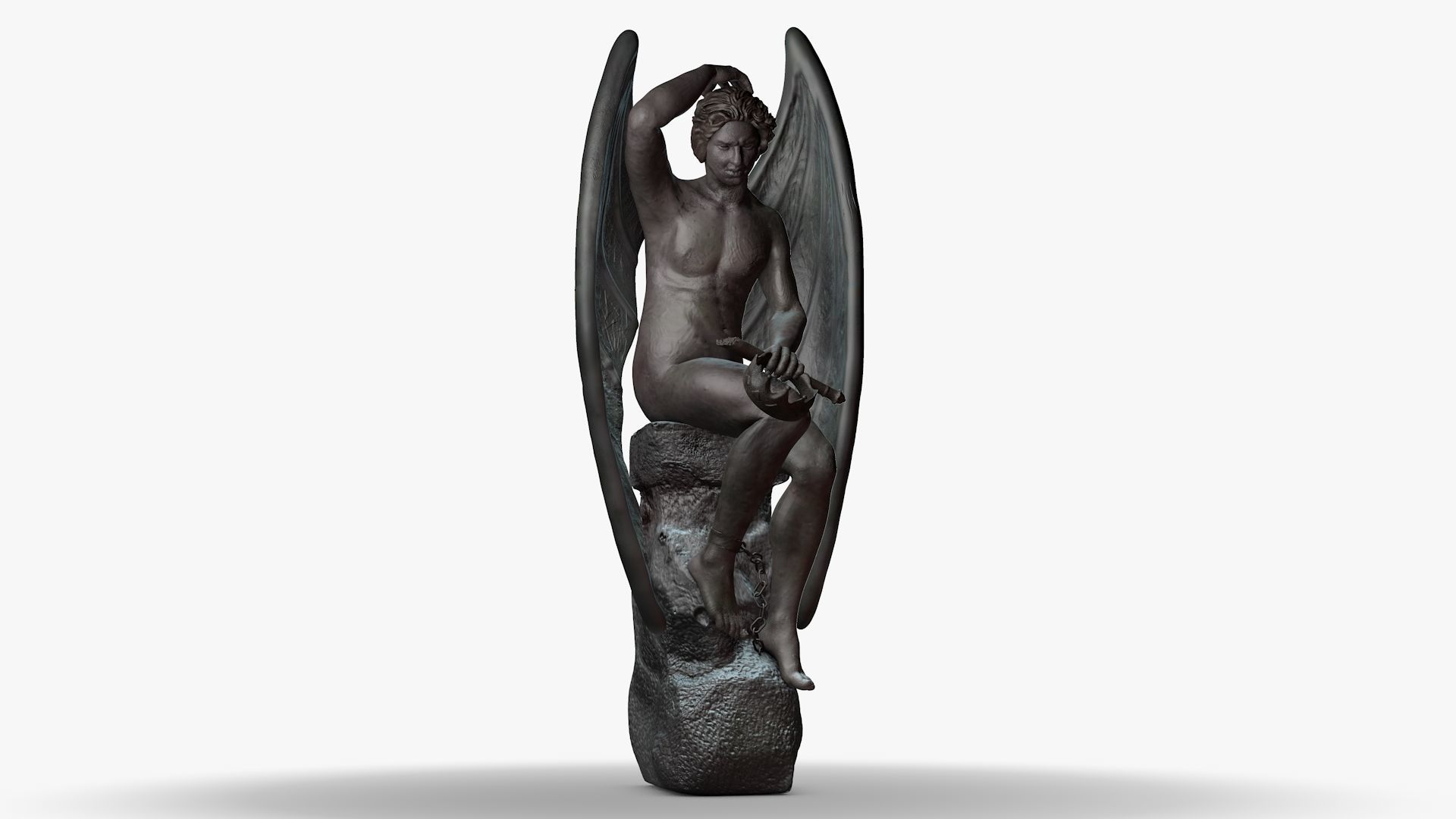 Lucifer Statue 3D model | CGTrader