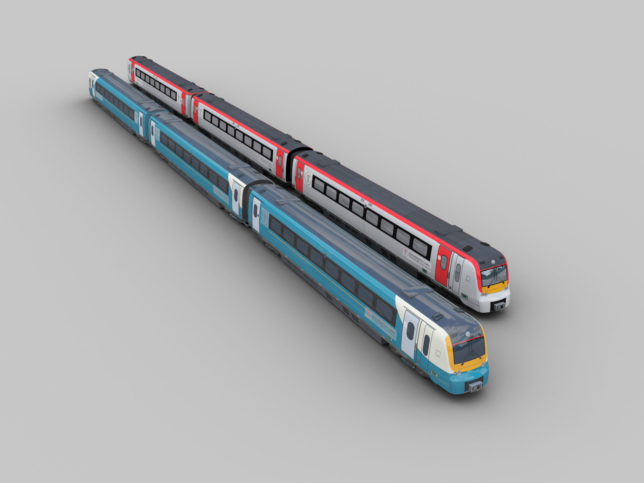 3D model Class 175 Train VR / AR / low-poly | CGTrader