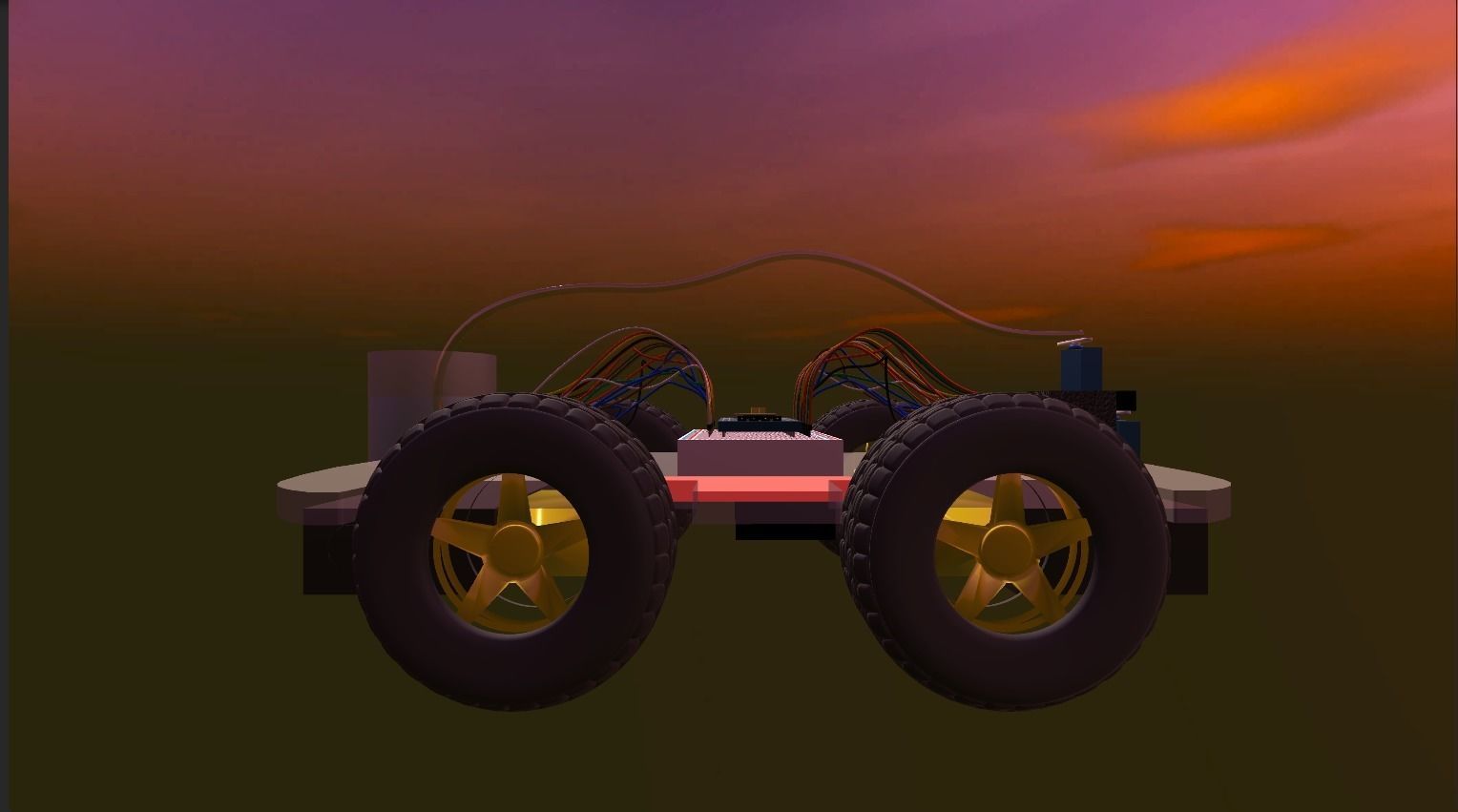 robot car free VR / AR / low-poly 3D model | CGTrader