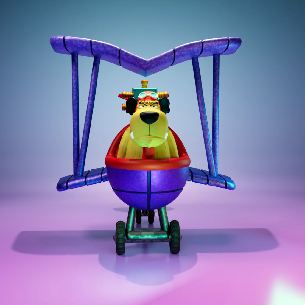Muttley Airplane 3D model 3D printable | CGTrader