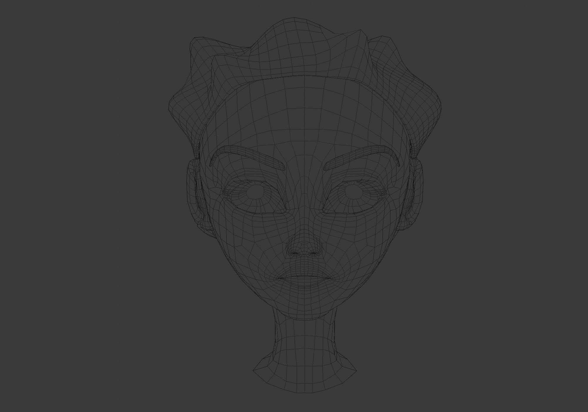 short sharp hairstyle 3D model | CGTrader