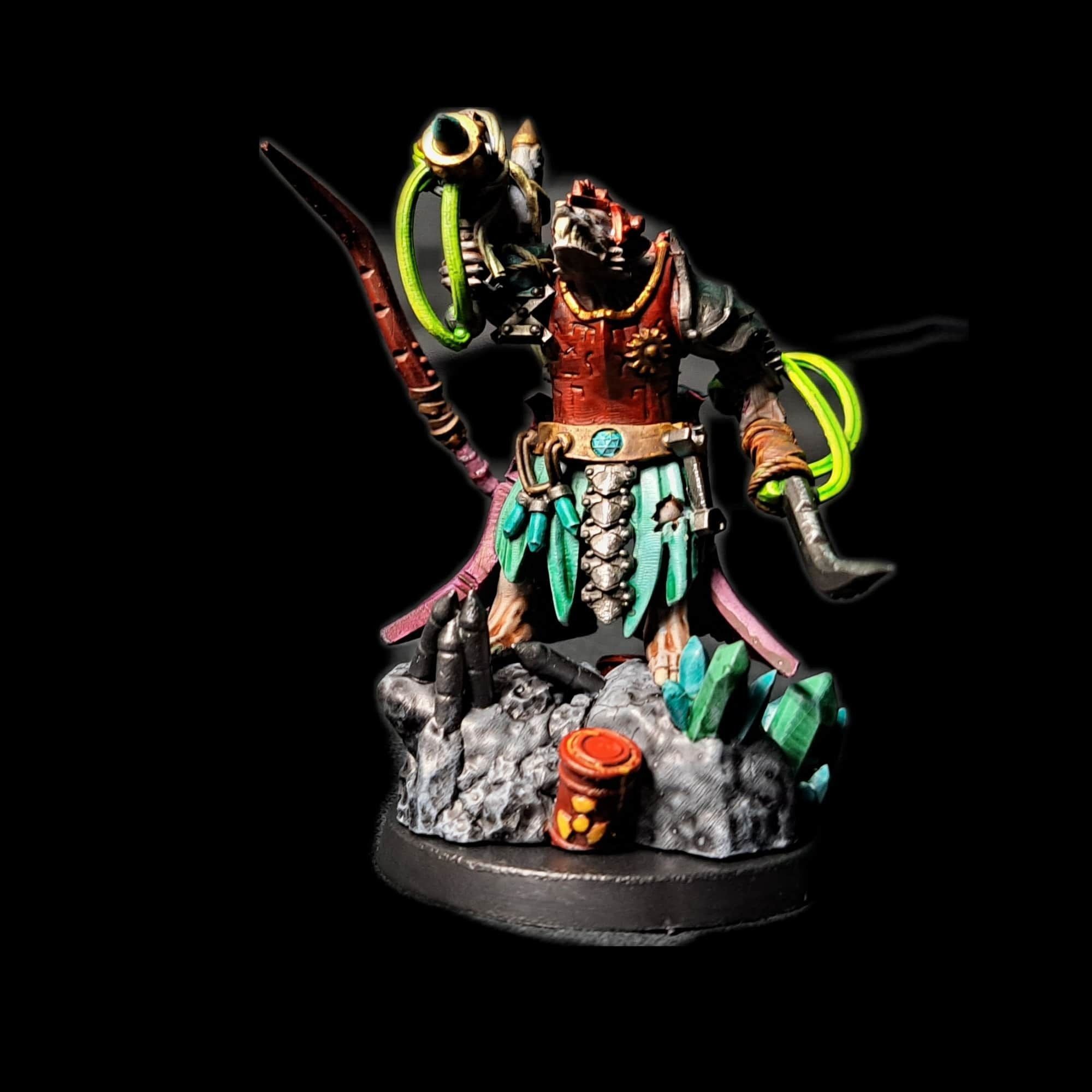 Ratkin Warlock Engineer With Missile Launcher 3D model 3D printable ...