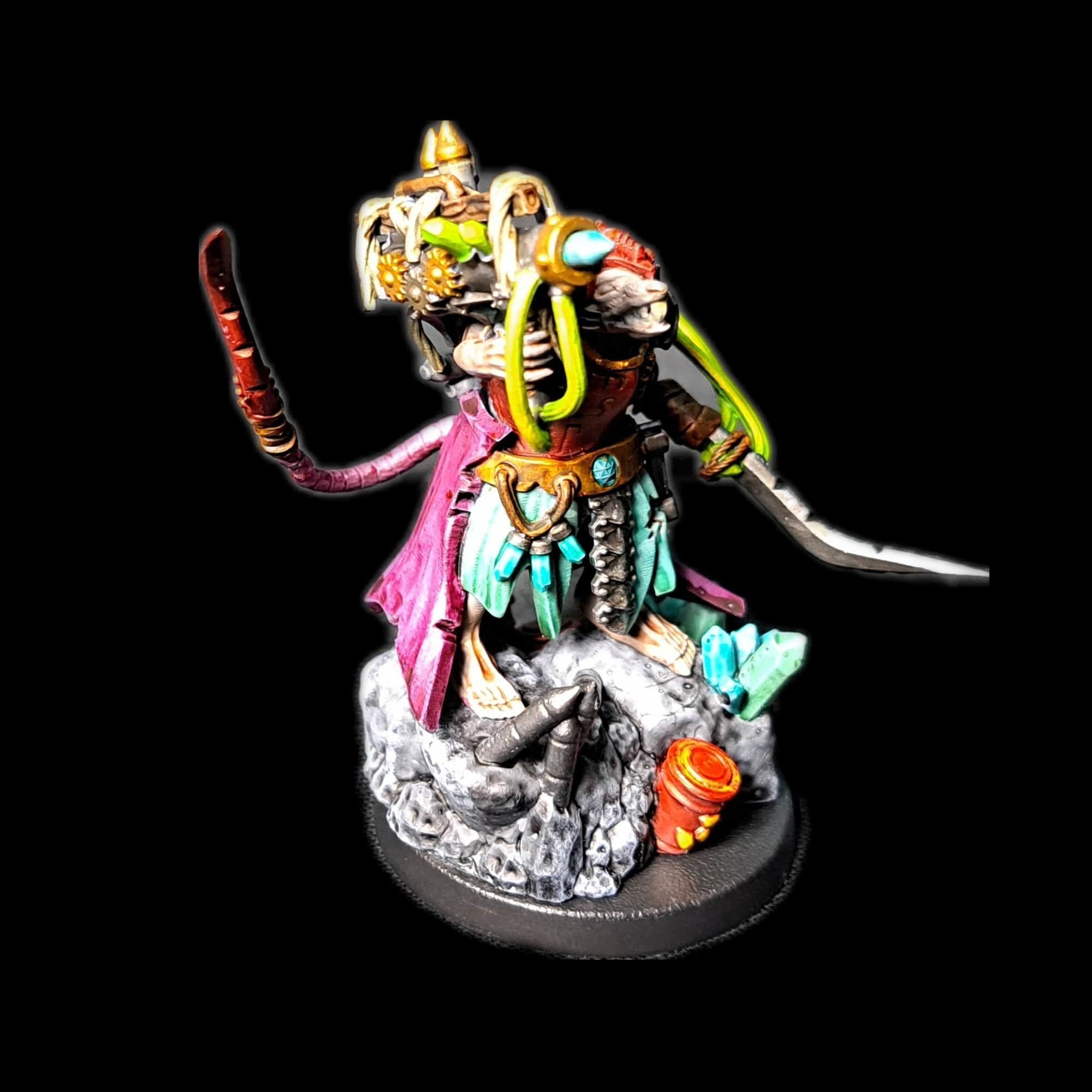 Ratkin Warlock Engineer With Missile Launcher 3D model 3D printable ...