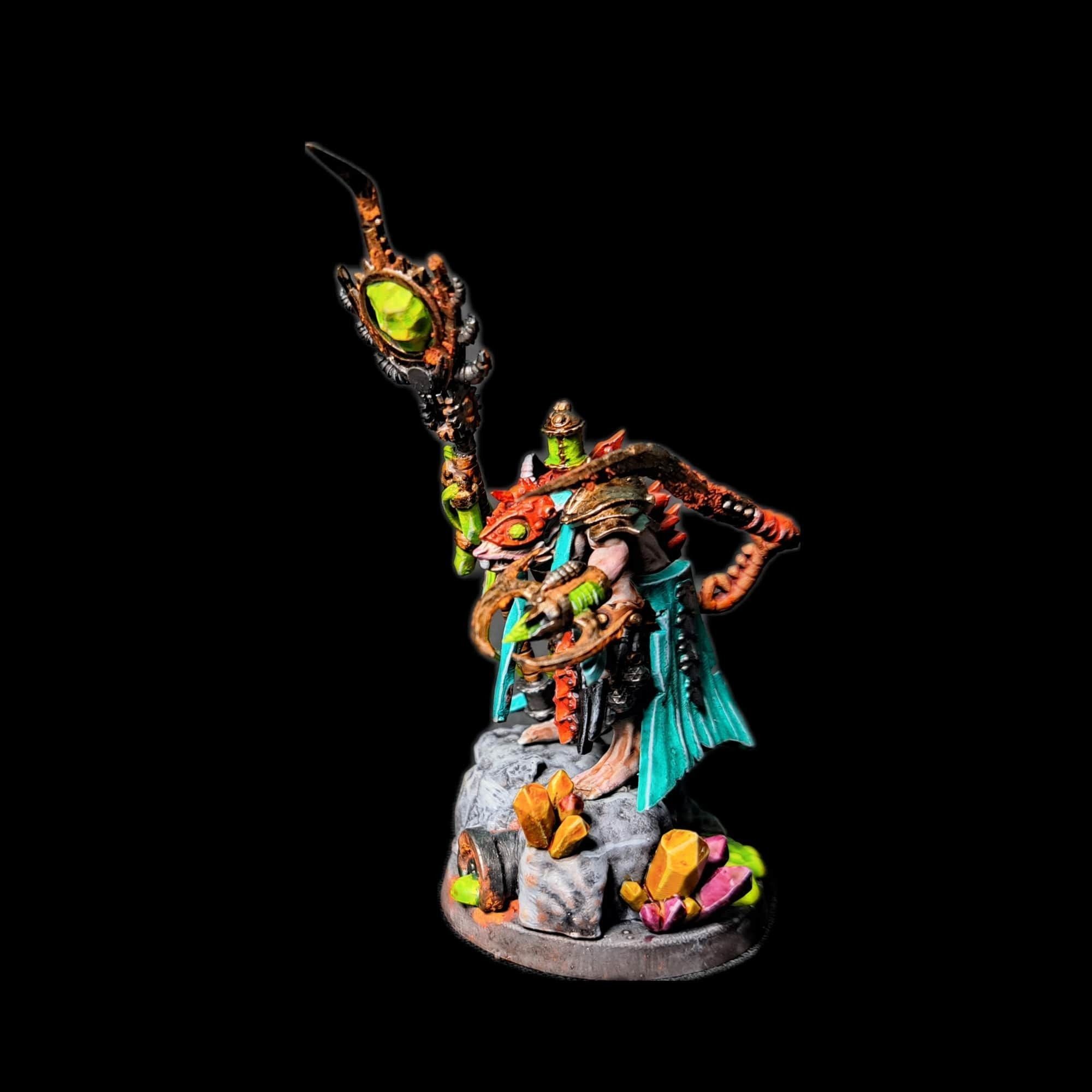 Ratkin Supreme Warlock Fantasy Resin Miniature 3D model 3D printable ...