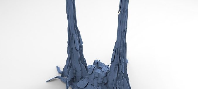 Star Glider Ship structures 3 3D model | CGTrader