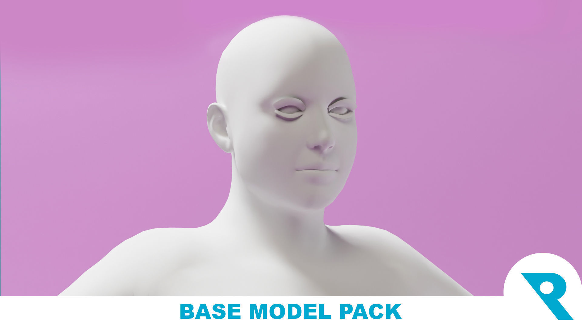 Female Base Mesh Jessy High-Poly free 3D model rigged | CGTrader