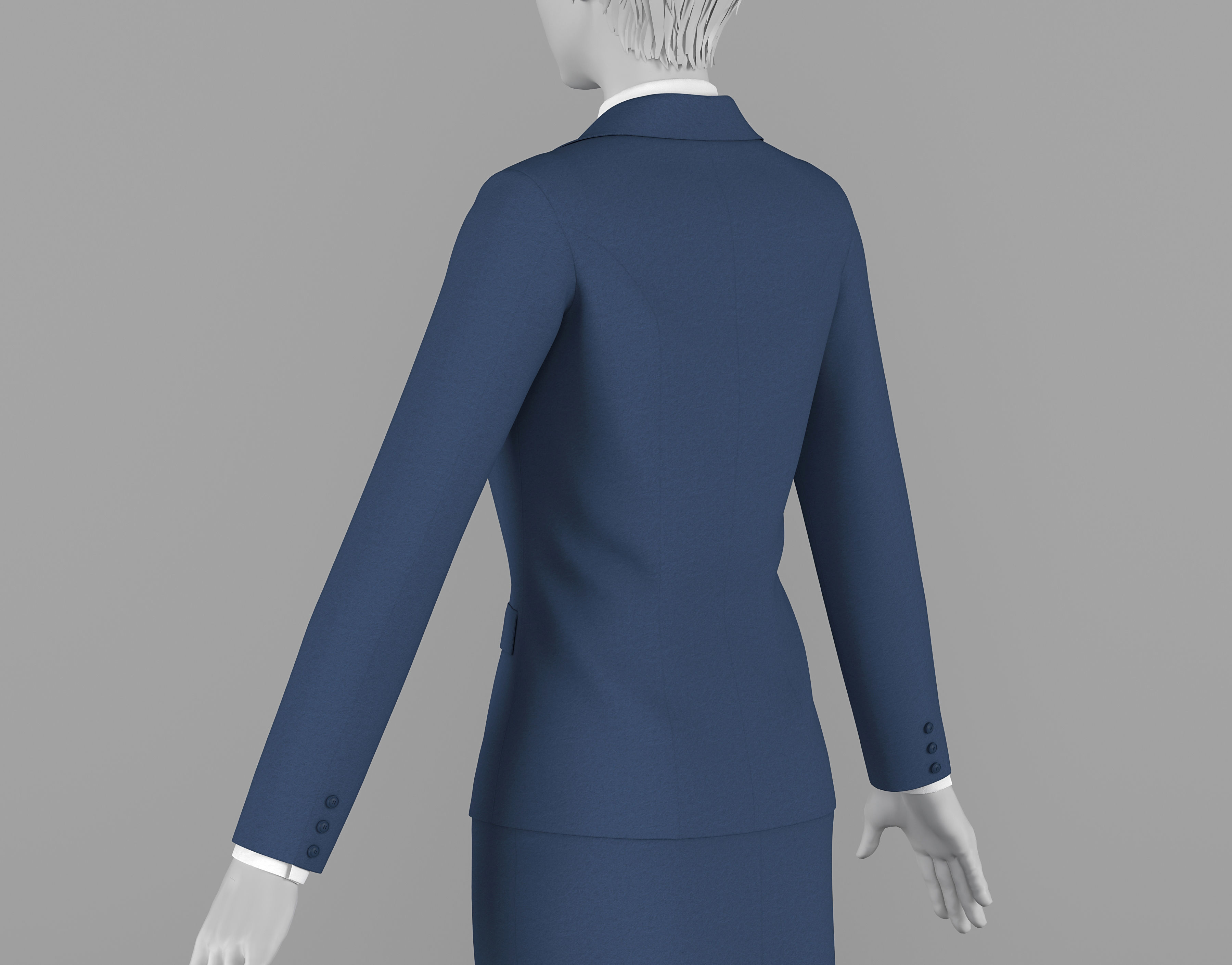 Women Formal Suits 3D model | CGTrader