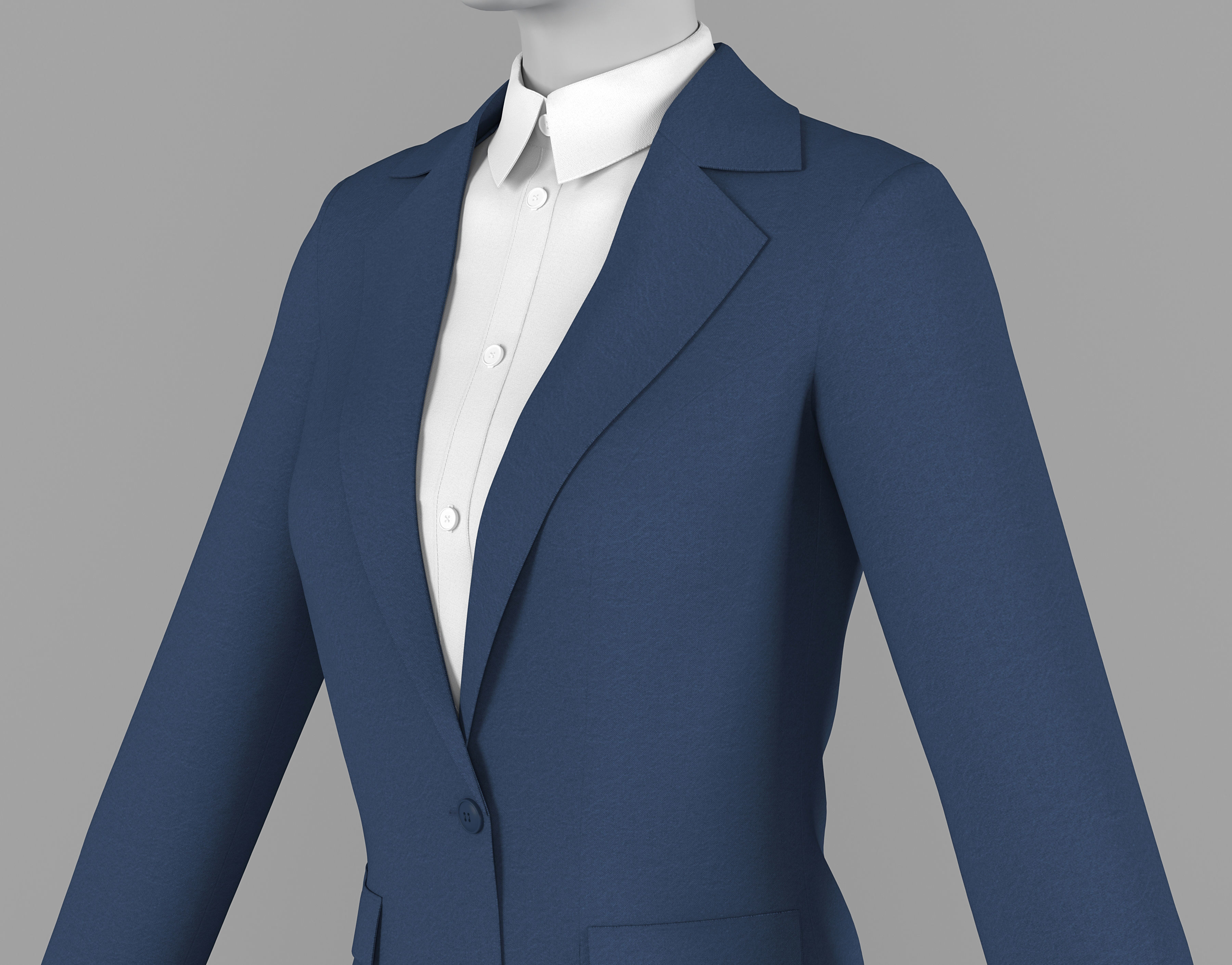 Women Formal Suits 3D model | CGTrader