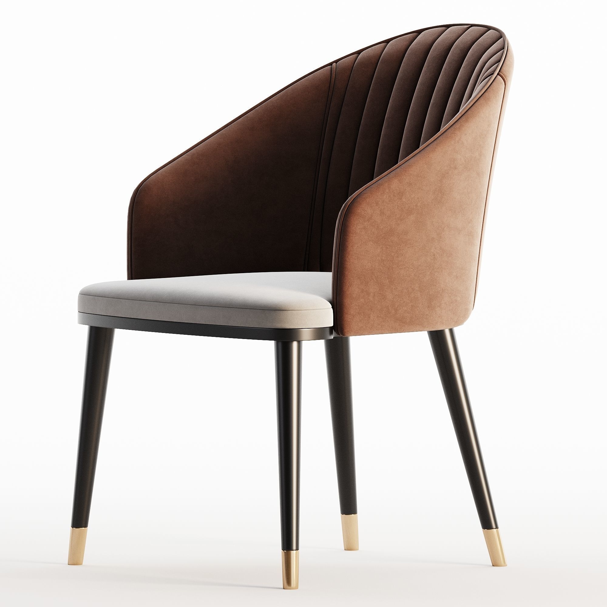 Parven Furniture chair set 3D model | CGTrader