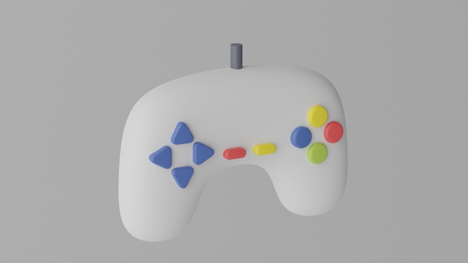 3D model Cartoon Game Controller VR / AR / low-poly | CGTrader