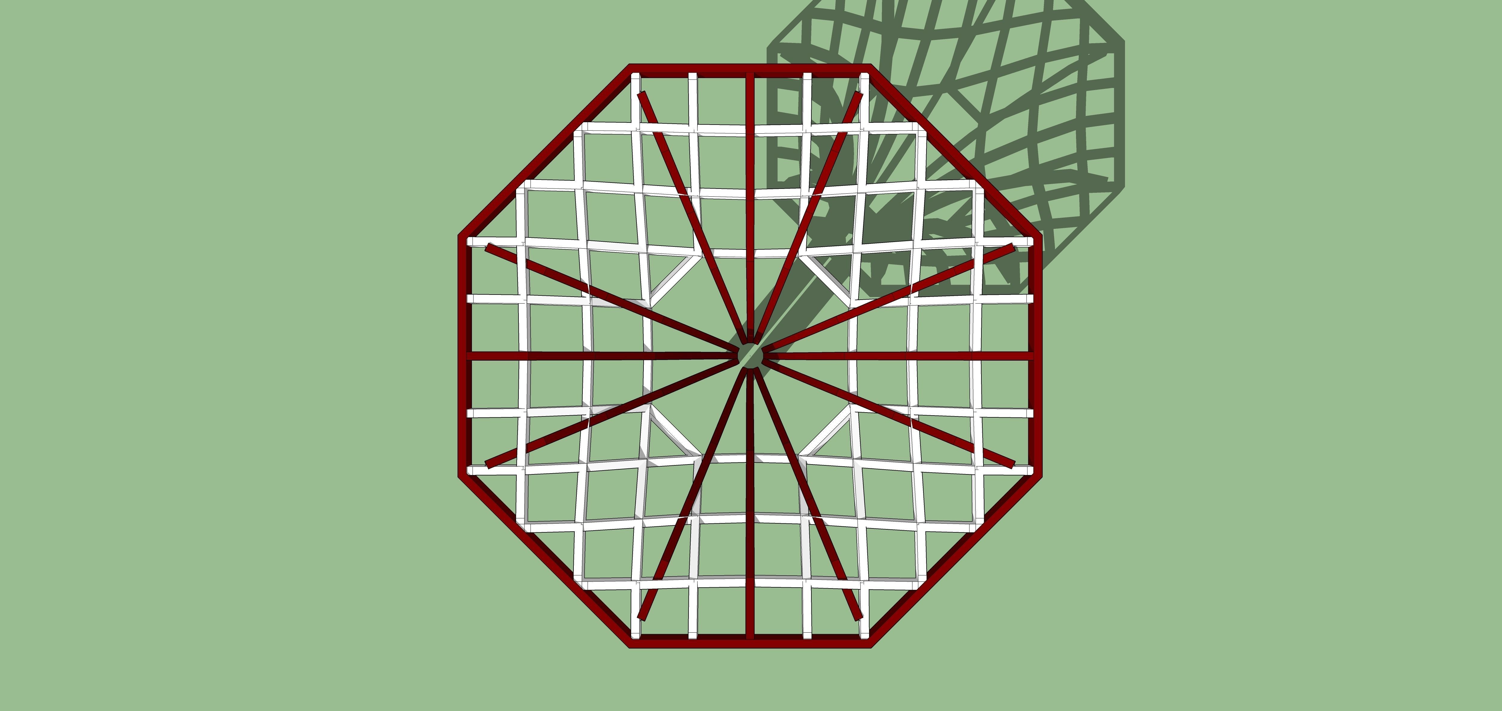 Column canopy cone 3d sketchup 3D model | CGTrader