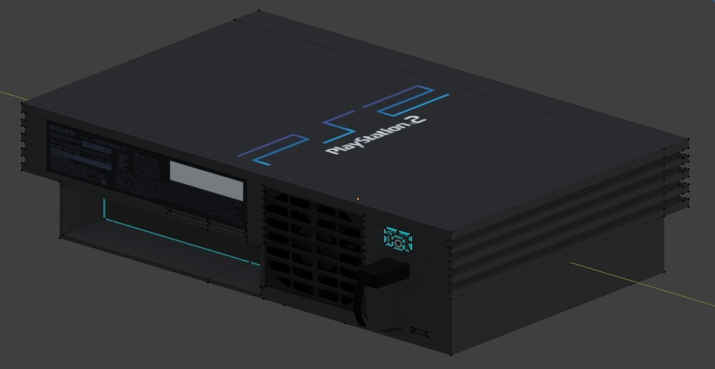 3D model PlayStation 2 Console VR / AR / low-poly | CGTrader