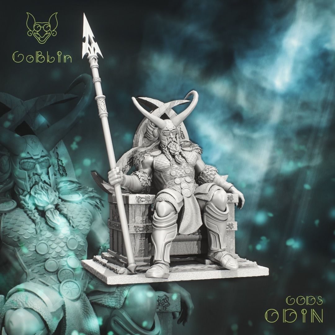ODIN - GODS free 3D model 3D printable | CGTrader