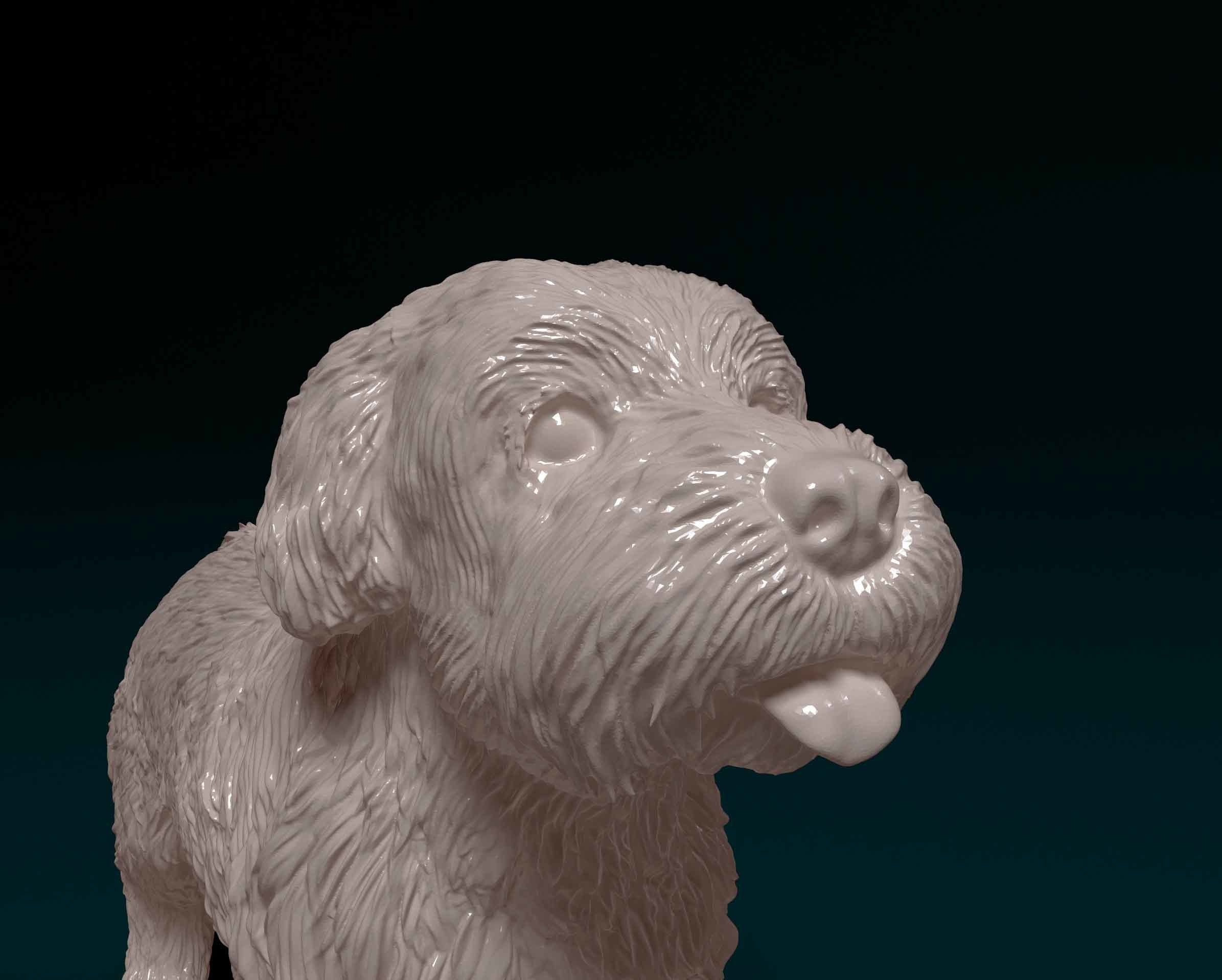 Mini Schnauzer 3D model 3D printable | CGTrader