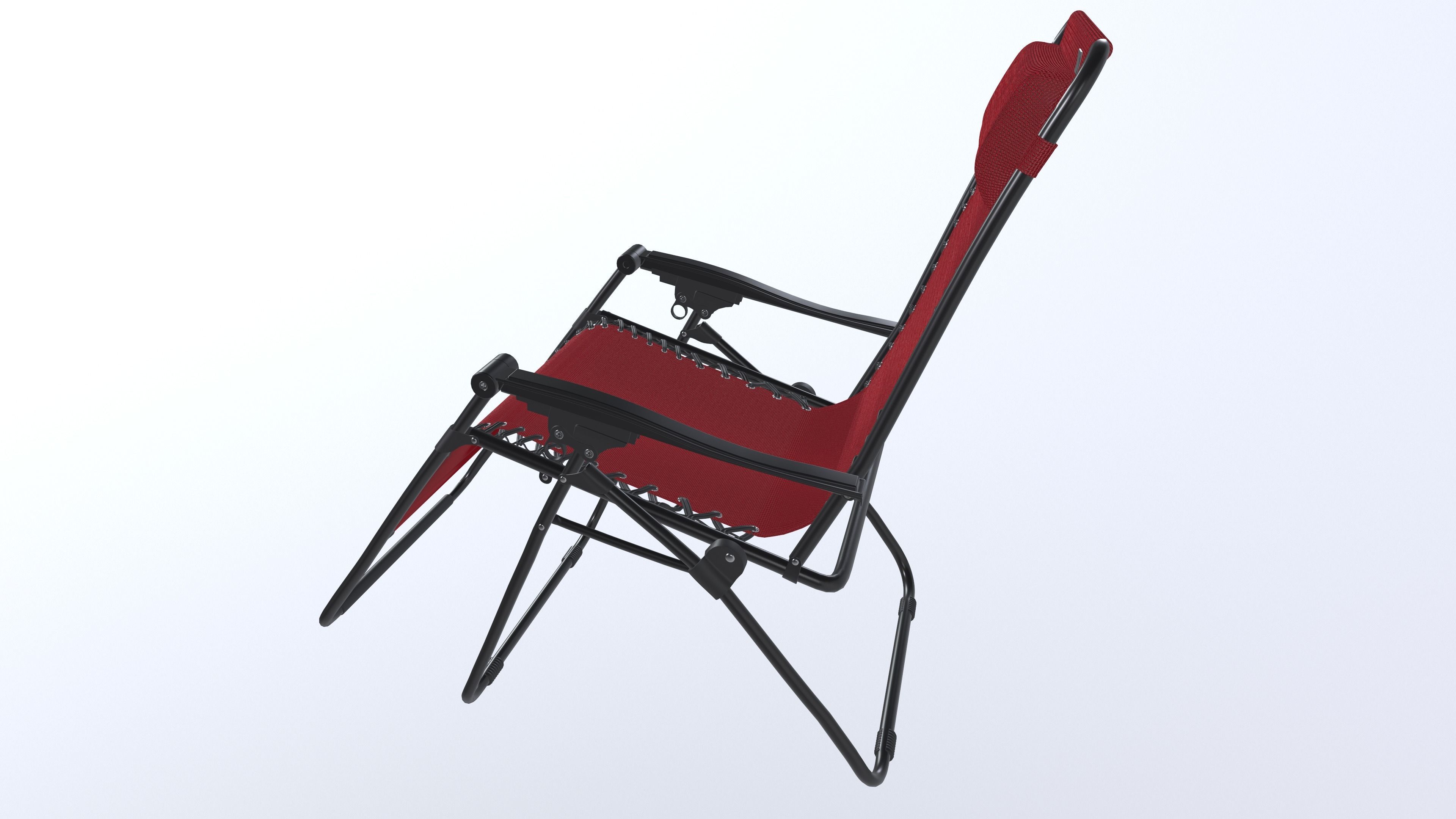 3D model Beach Recliner Chair 3D Model VR VR / AR / low-poly | CGTrader