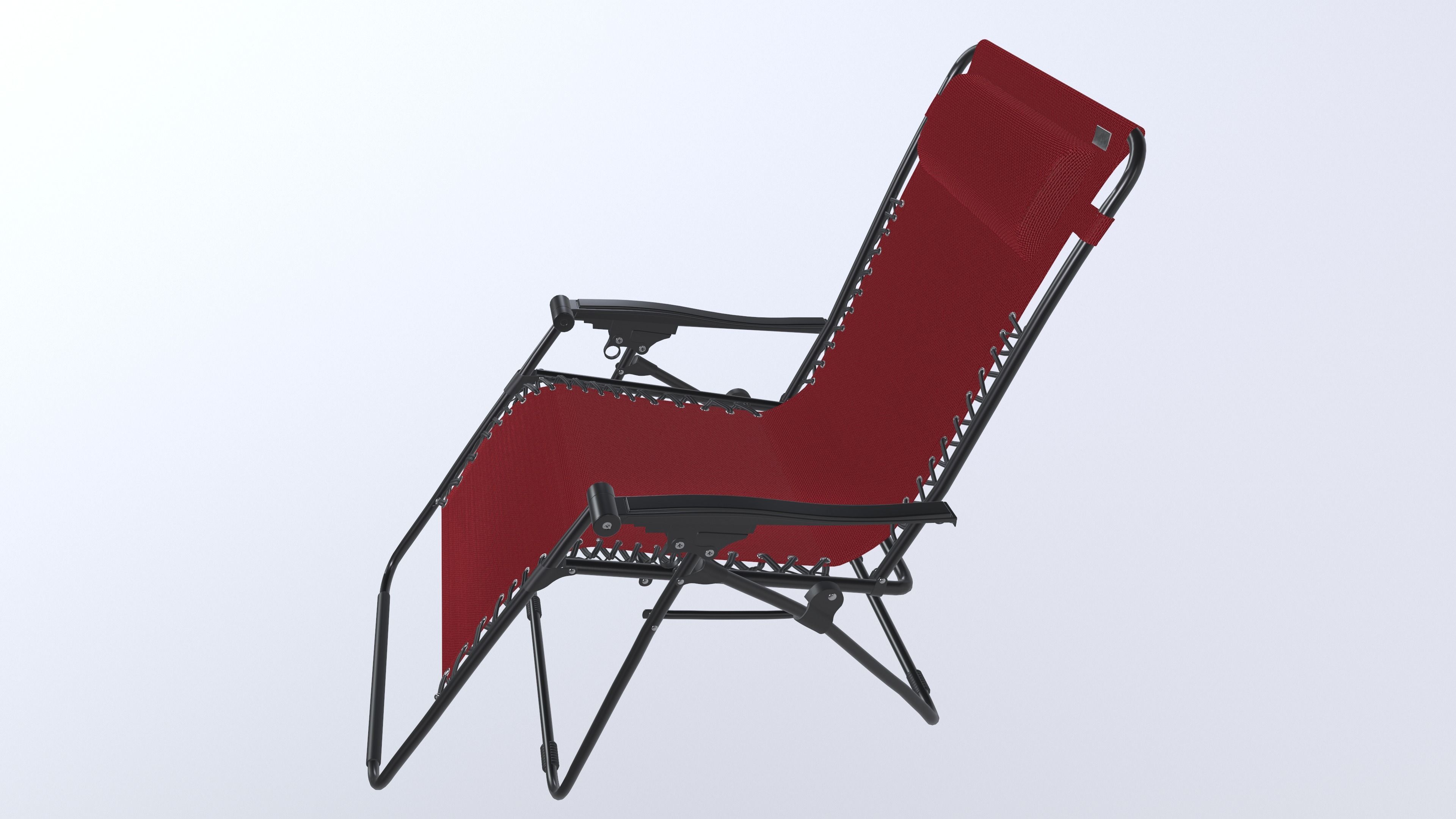 3D model Beach Recliner Chair 3D Model VR VR / AR / low-poly | CGTrader