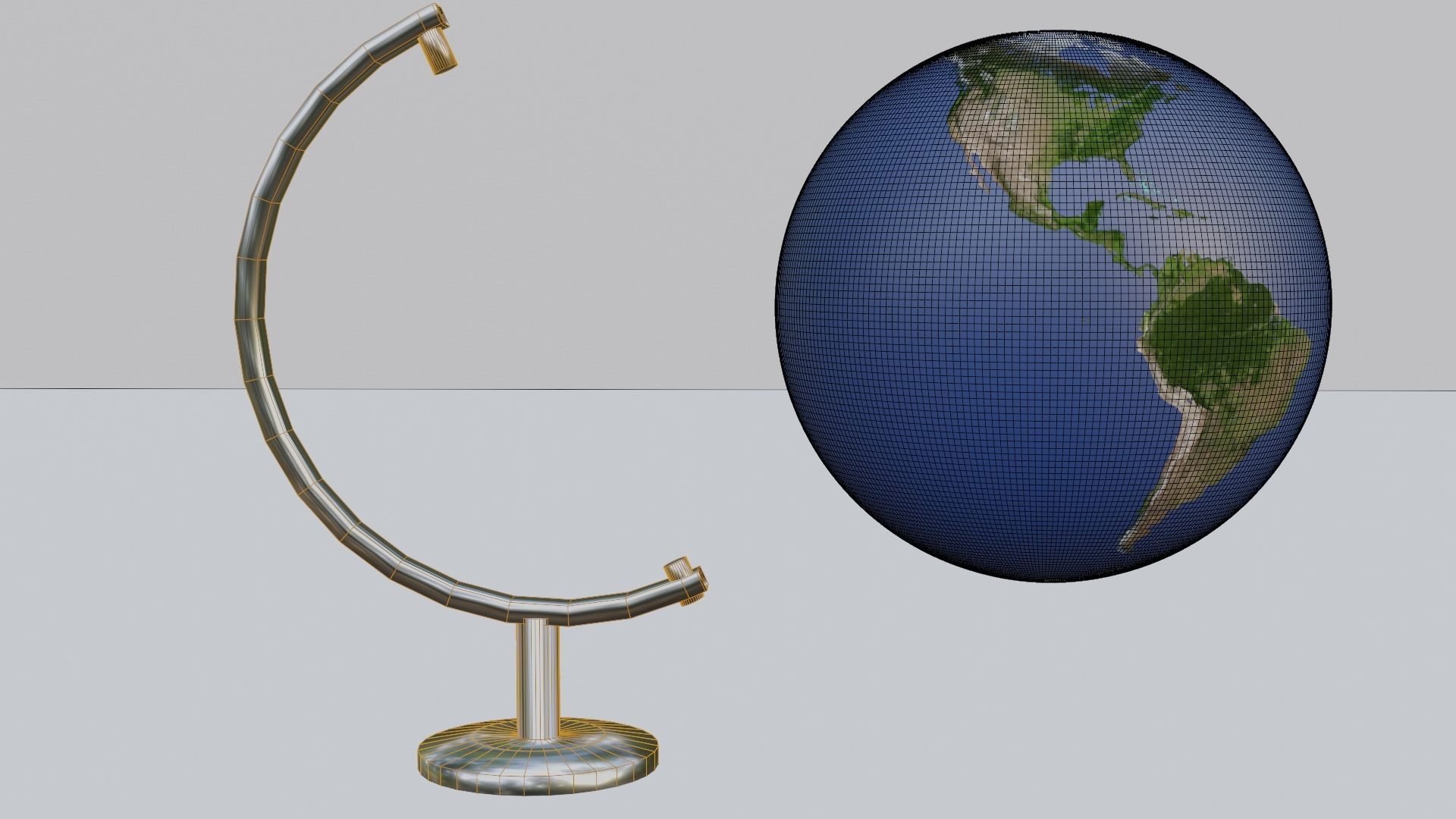 World Globe 3D Model free VR / AR / low-poly 3D model | CGTrader