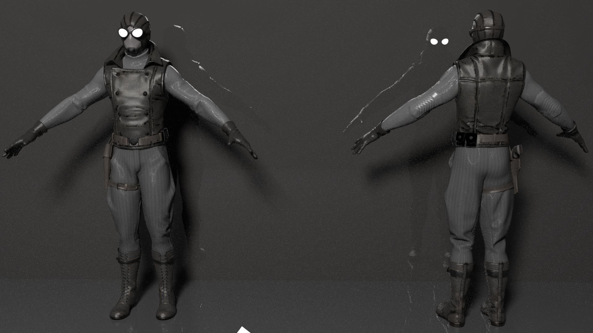 SPIDER NOIR 3D model rigged | CGTrader