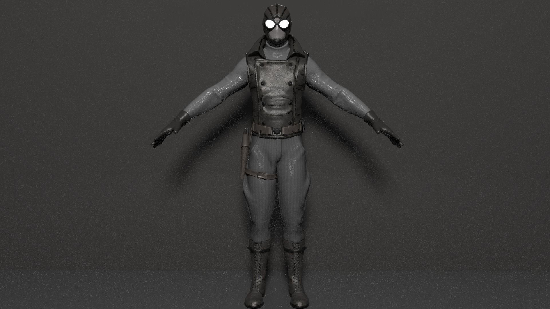 SPIDER NOIR 3D model rigged | CGTrader