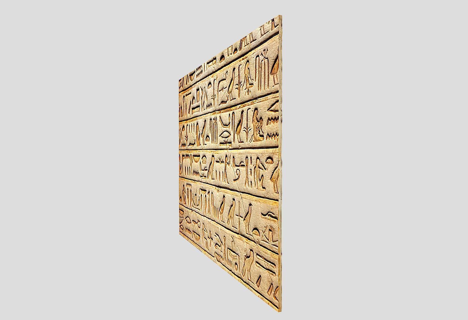 Ancient Egypt-hieroglyph-3D printing 3D model | CGTrader