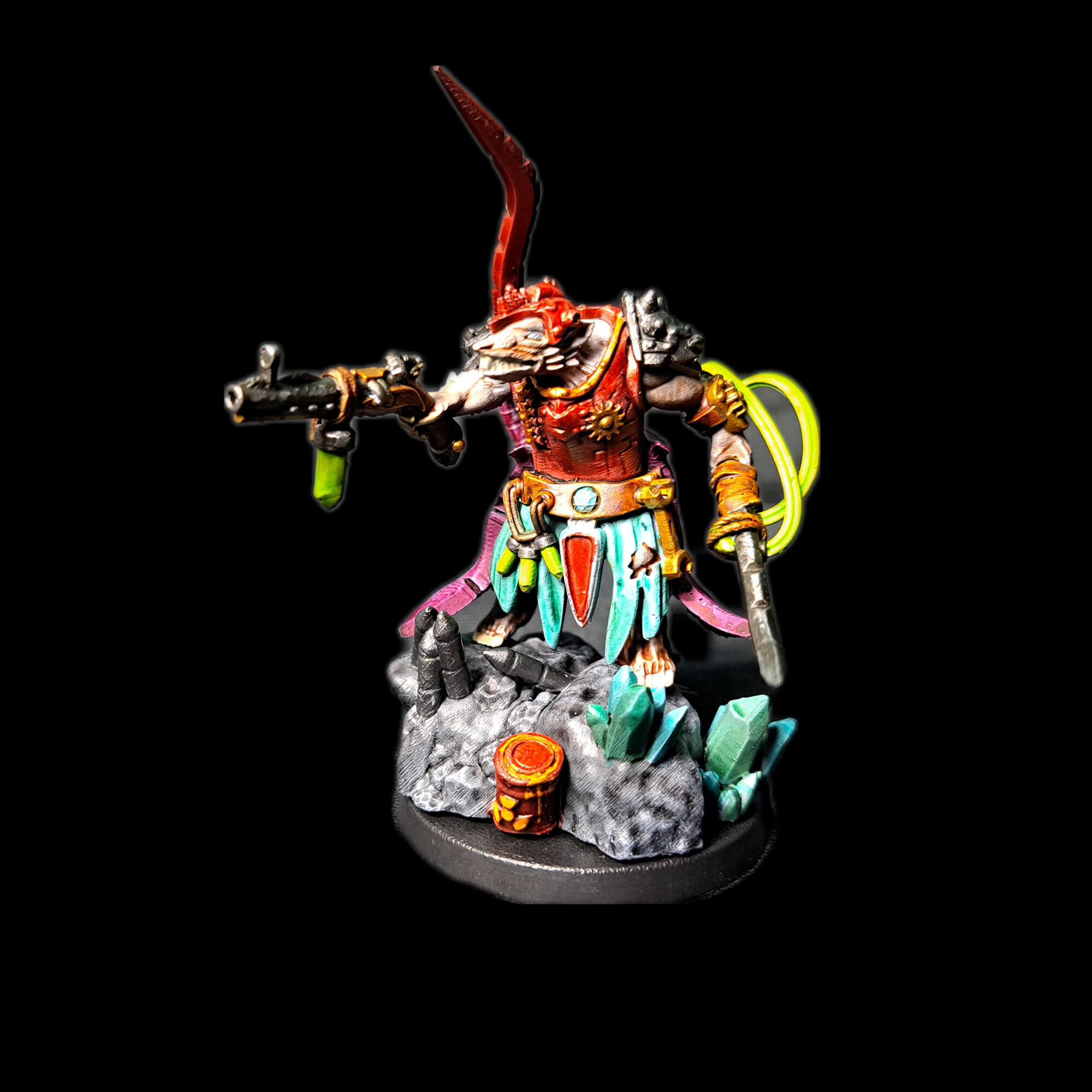 Ratkin Engineer Armed With Pistol And Lightning Sword 3D model 3D ...