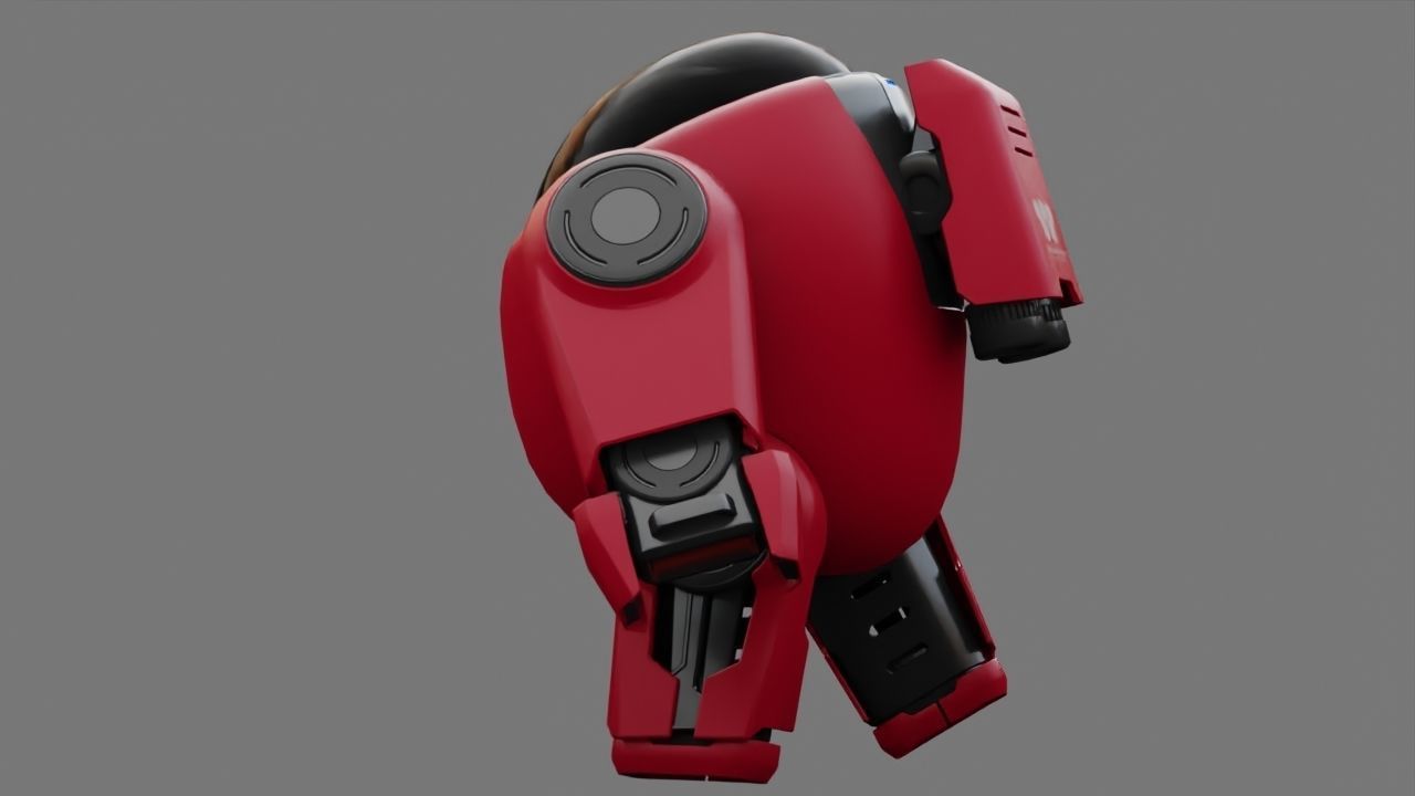DRONE BOR MX4 Rigged 3D model rigged | CGTrader